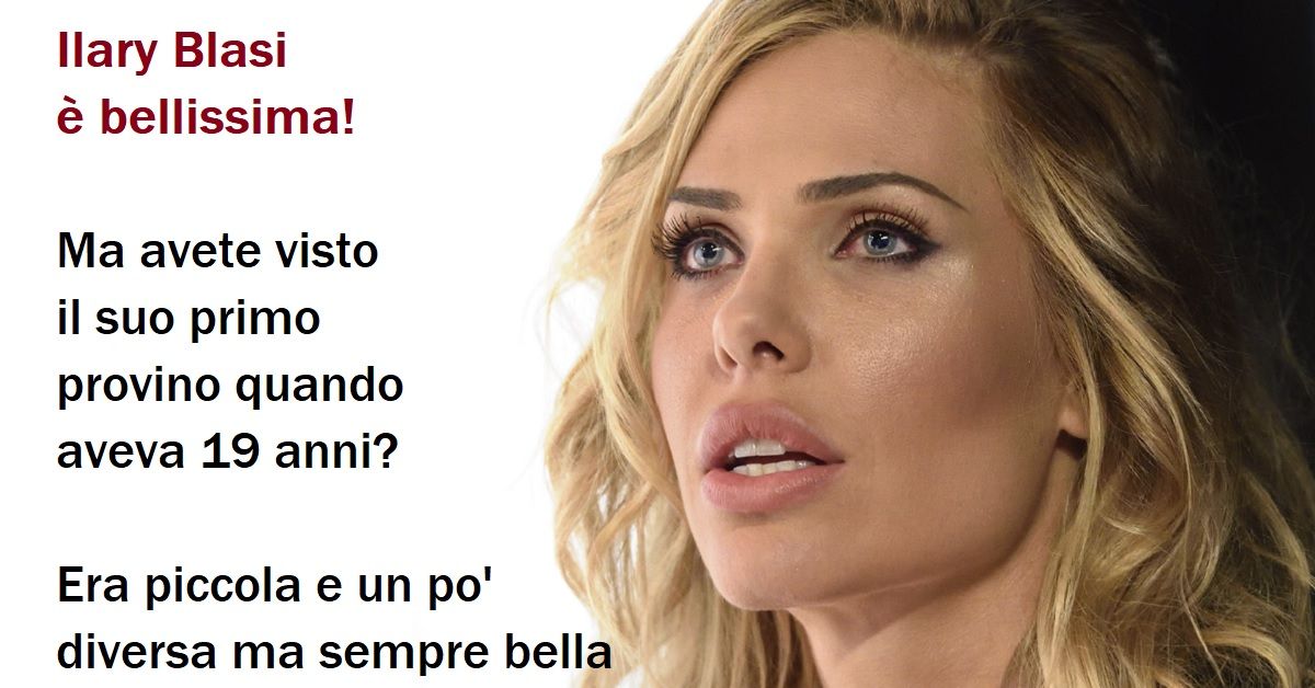 Ilary Blasi è una bellissima donna, ma ve la ricordate com'era a 19 ... Ilary Blasi è una bellissima donna, ma ve la ricordate com'era a 19 ...