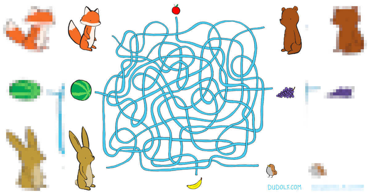 Test visivo: scopri quale frutto mangia ogni animale Test visivo: scopri quale frutto mangia ogni animale